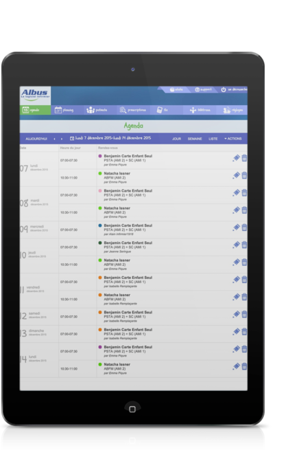 Albus, l'appli des infirmiers